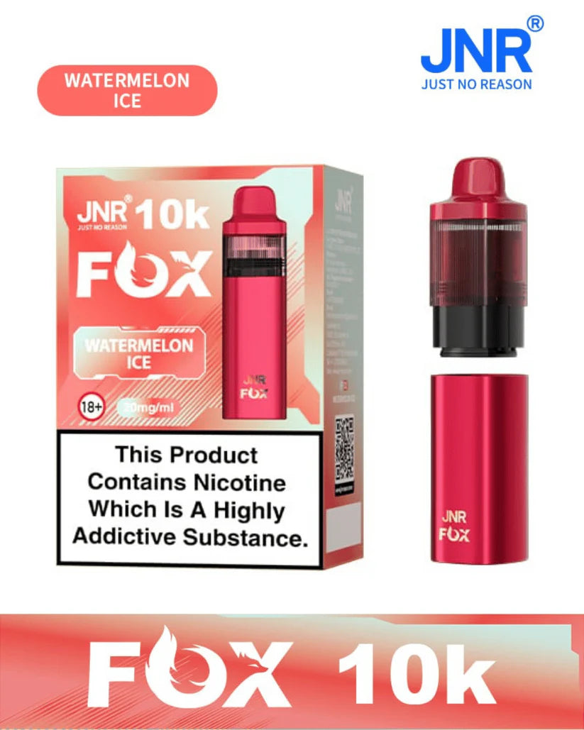 JNR Fox 10K Vape Kit – 10,000 Puffs | Box of 10 Disposable Vapes ...